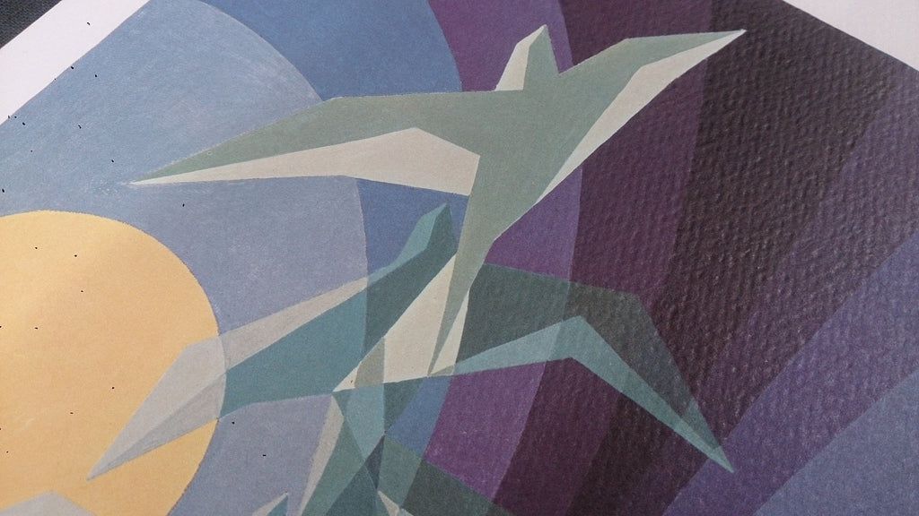 Painting, Lithograph, 1978, By Ole Hamann (Denmark), Signed & Numbered ...