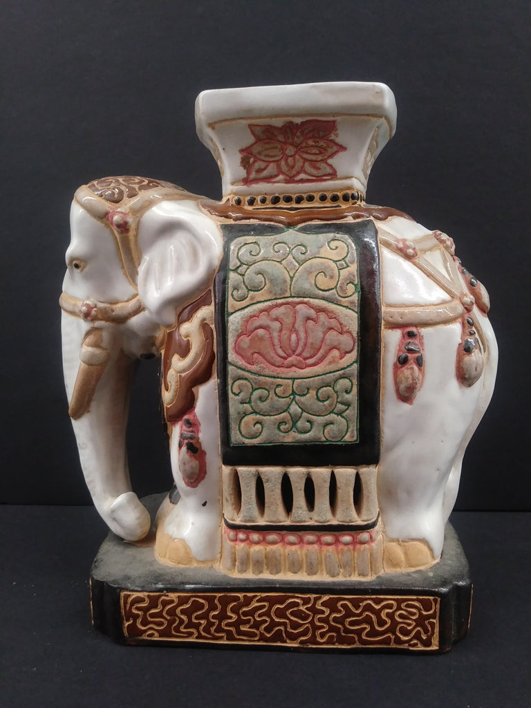 Elephant Stool, Porcelain, Signed, Hand Painted, Vietnamese. – Roadshow ...