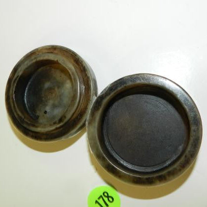 Jade Inkwell, Hand Carved, Image Of Pixiu Lucky Beast, Chinese ...