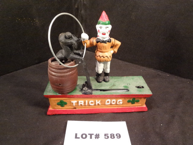 Trick Dog Mechanical Bank, Cast Iron. – Roadshow Collectibles
