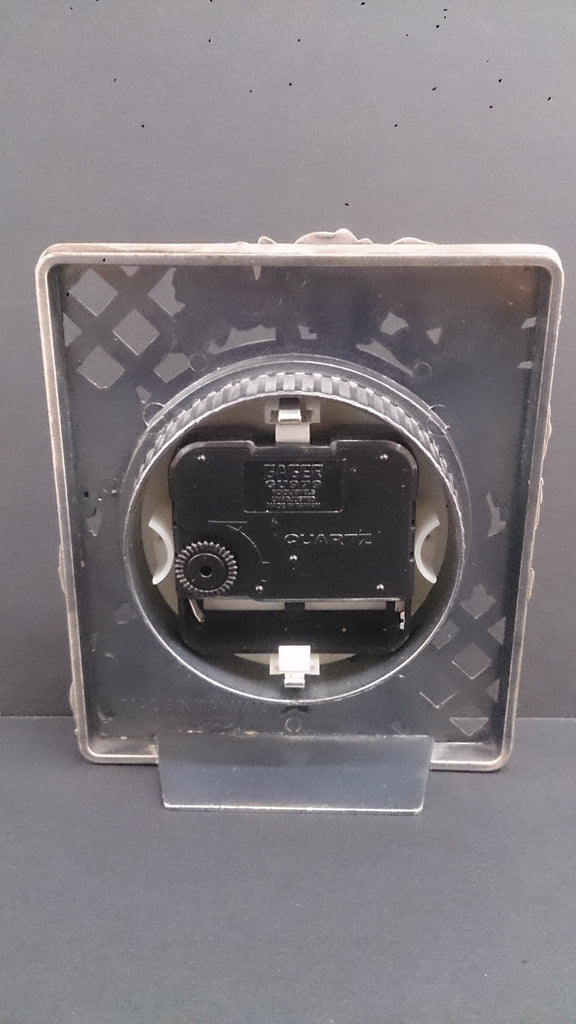 Desktop Clock, Quartz, Metal, Battery Operated, MODEL GU979, Taiwan ...