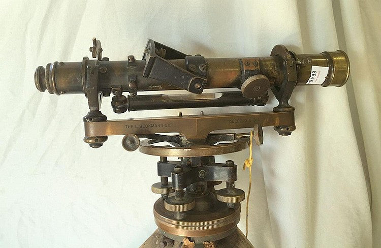 Surveyor's Instrument, Made By L. Beckmann Co, Comes With Tripod Stand ...
